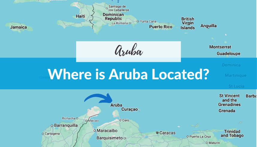 Map Showing Location Of Aruba Map Of Aruba Hi Res Stock Photography